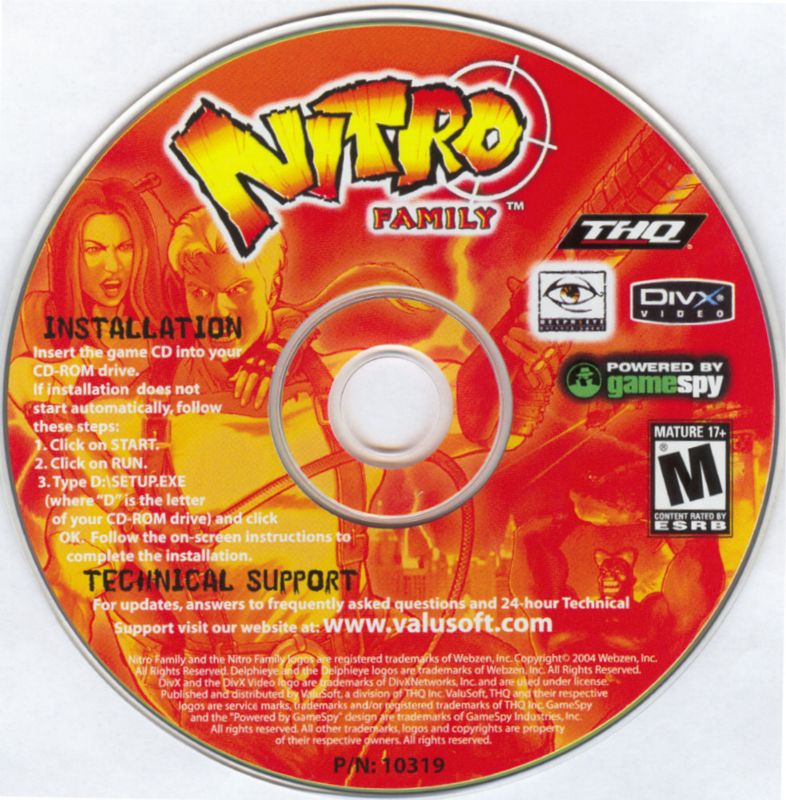 Nitro Family cover or packaging material - MobyGames