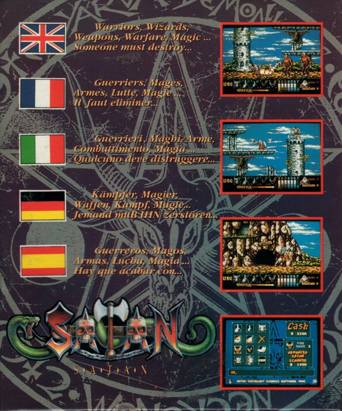 Satan cover or packaging material - MobyGames