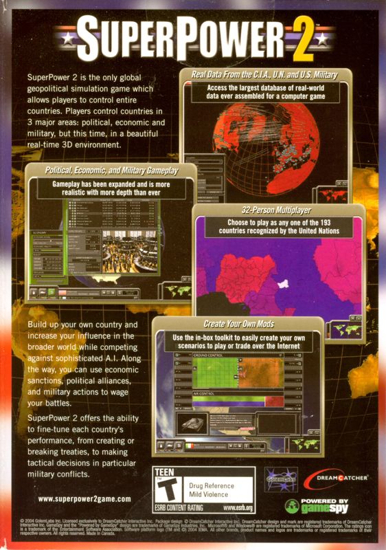 SuperPower 2 cover or packaging material - MobyGames