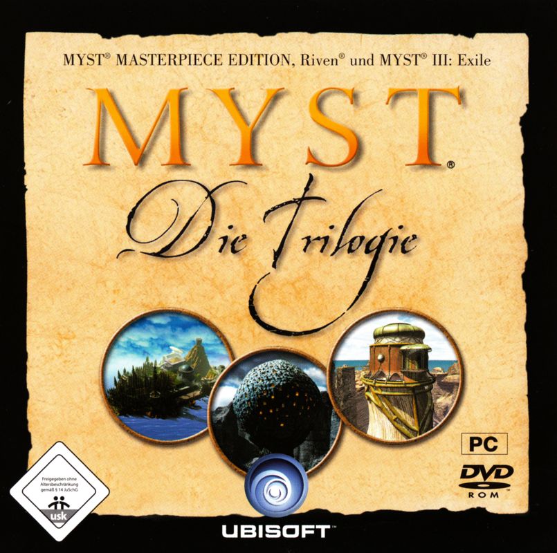 Myst Trilogy cover or packaging material - MobyGames