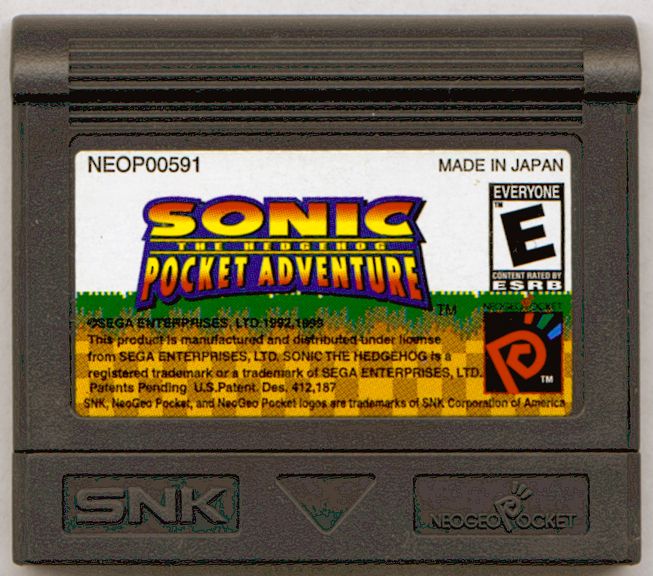 Sonic The Hedgehog Pocket Adventure cover or packaging material - MobyGames