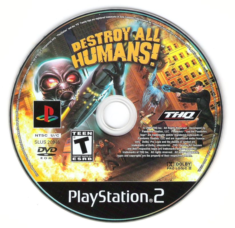 Destroy All Humans! cover or packaging material - MobyGames