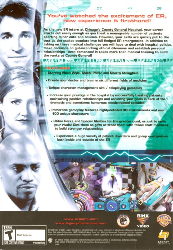 ER cover or packaging material - MobyGames