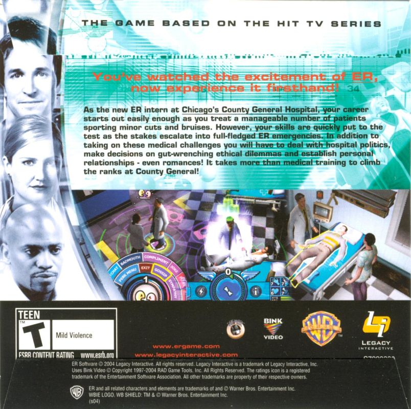 ER cover or packaging material - MobyGames