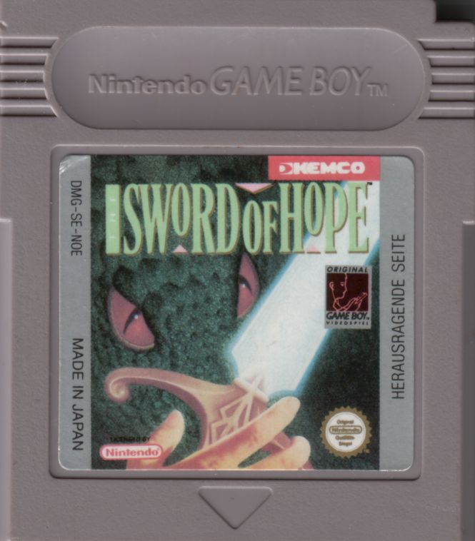 The Sword of Hope cover or packaging material - MobyGames