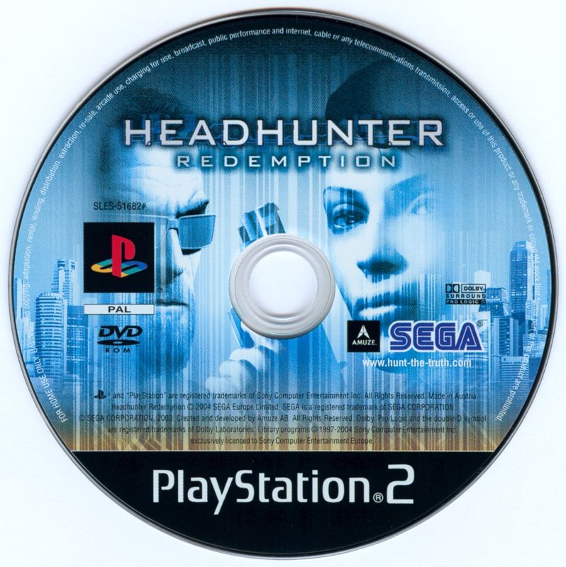 Headhunter: Redemption cover or packaging material - MobyGames