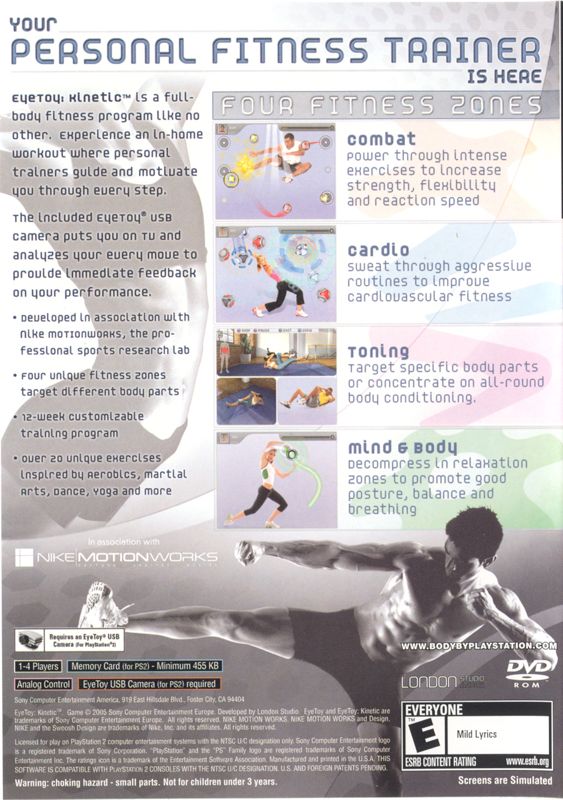 EyeToy: Kinetic cover or packaging material - MobyGames