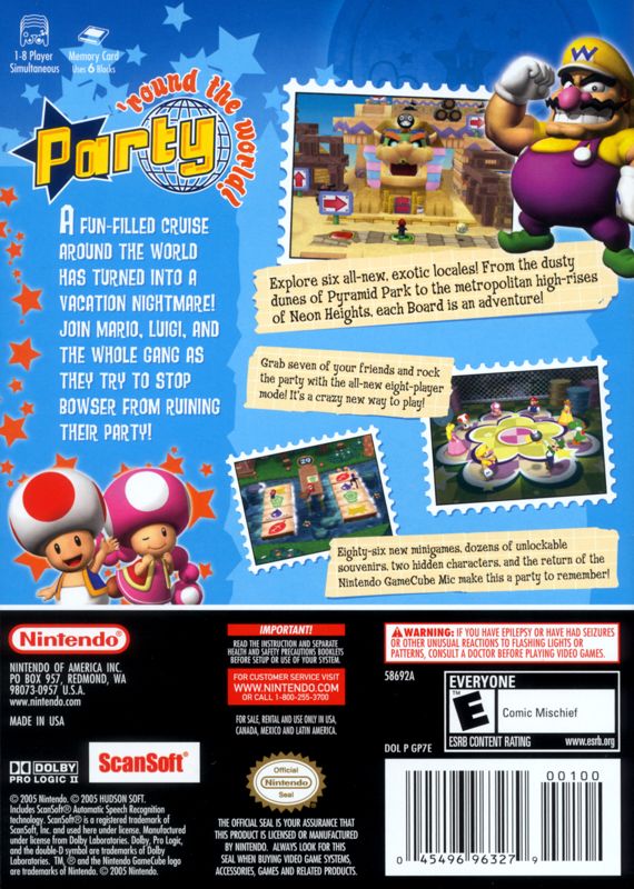 Mario Party 7 cover or packaging material - MobyGames