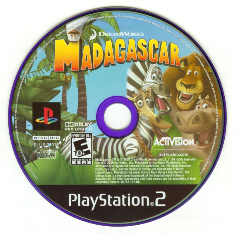 Madagascar cover or packaging material - MobyGames