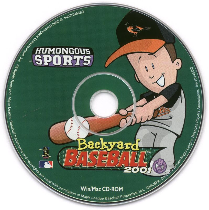 Backyard Baseball 2001 cover or packaging material - MobyGames