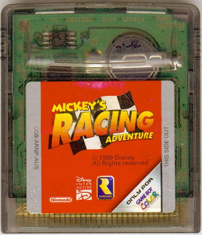 Mickey's Racing Adventure cover or packaging material - MobyGames