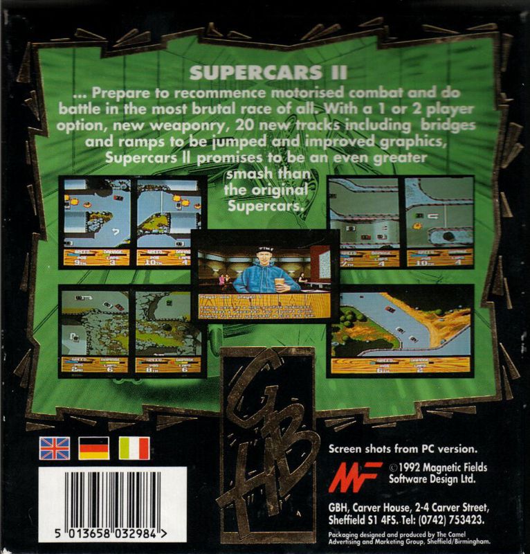 Super Cars II cover or packaging material - MobyGames