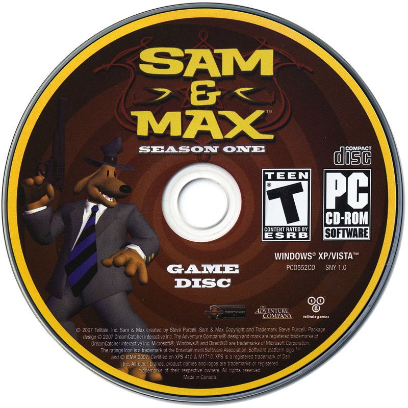 Sam & Max: Season One cover or packaging material - MobyGames