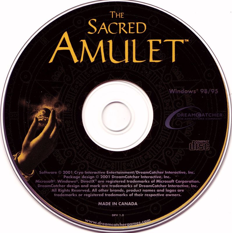 The Sacred Amulet cover or packaging material - MobyGames