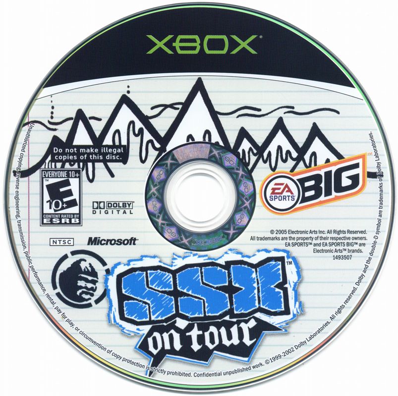 SSX on Tour cover or packaging material - MobyGames