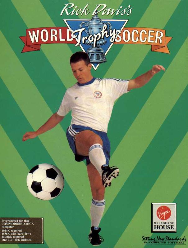 Rick Davis's World Trophy Soccer cover or packaging material - MobyGames
