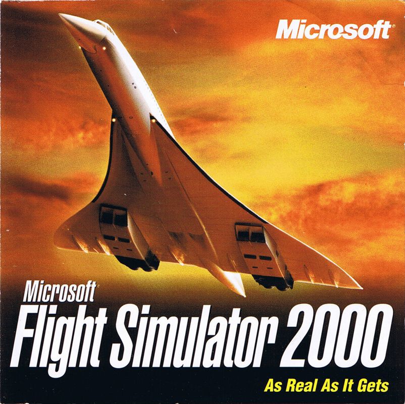 Microsoft Flight Simulator 2000 cover or packaging material - MobyGames