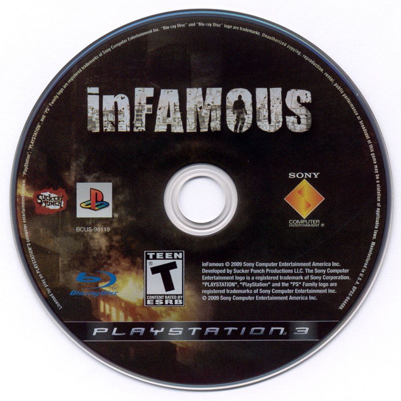 inFAMOUS cover or packaging material - MobyGames