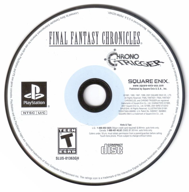 Final Fantasy Chronicles cover or packaging material - MobyGames