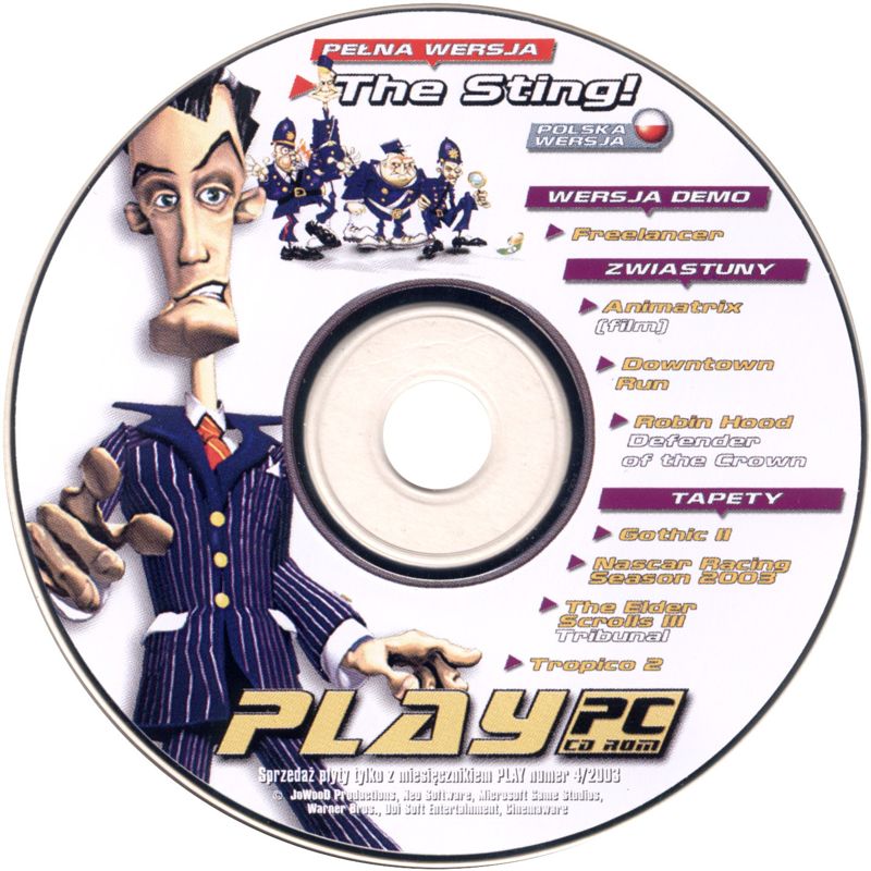 The Sting! cover or packaging material - MobyGames