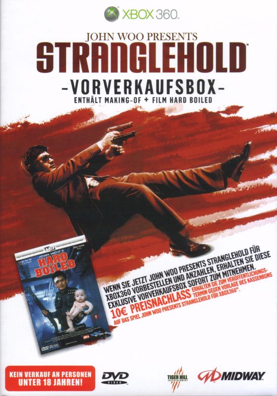 Stranglehold cover or packaging material - MobyGames