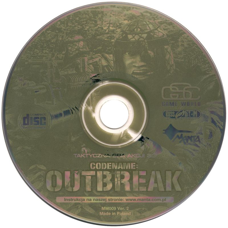 Codename: Outbreak cover or packaging material - MobyGames