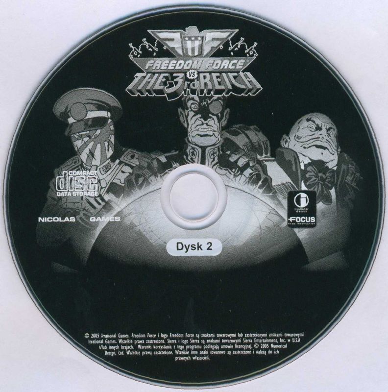 Freedom Force vs The 3rd Reich cover or packaging material - MobyGames