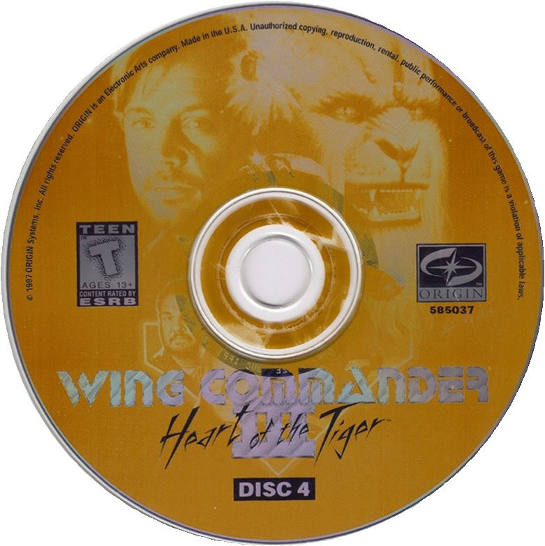 Wing Commander III: Heart of the Tiger cover or packaging material ...