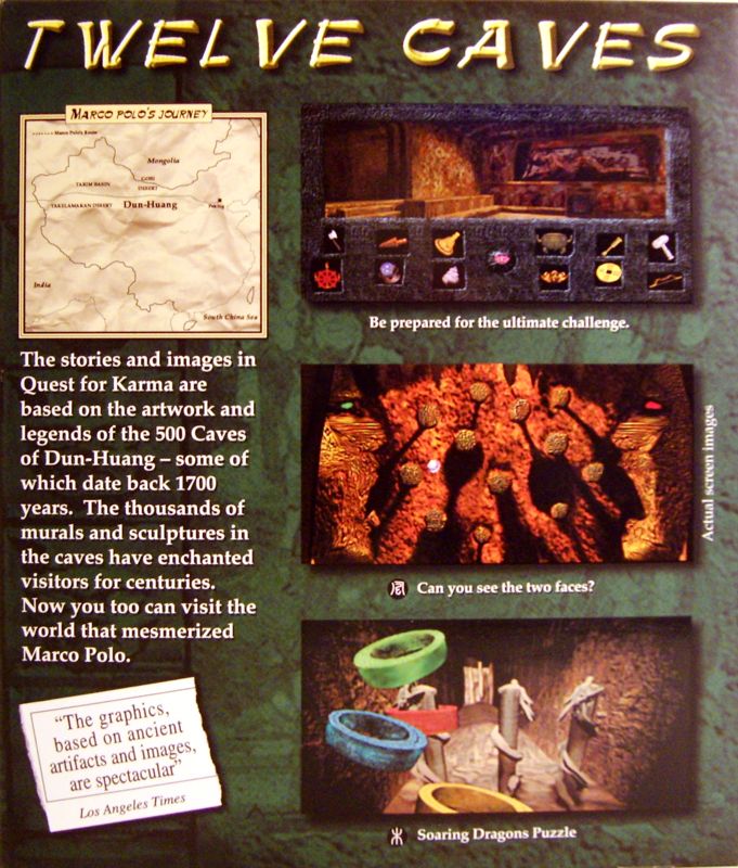 Karma: Curse of the 12 Caves cover or packaging material - MobyGames