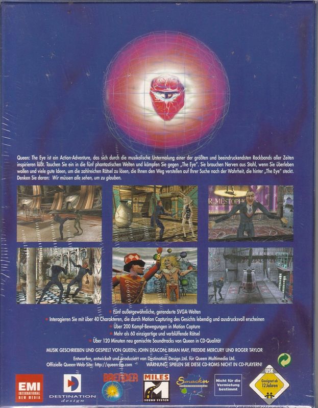 Queen: The eYe cover or packaging material - MobyGames