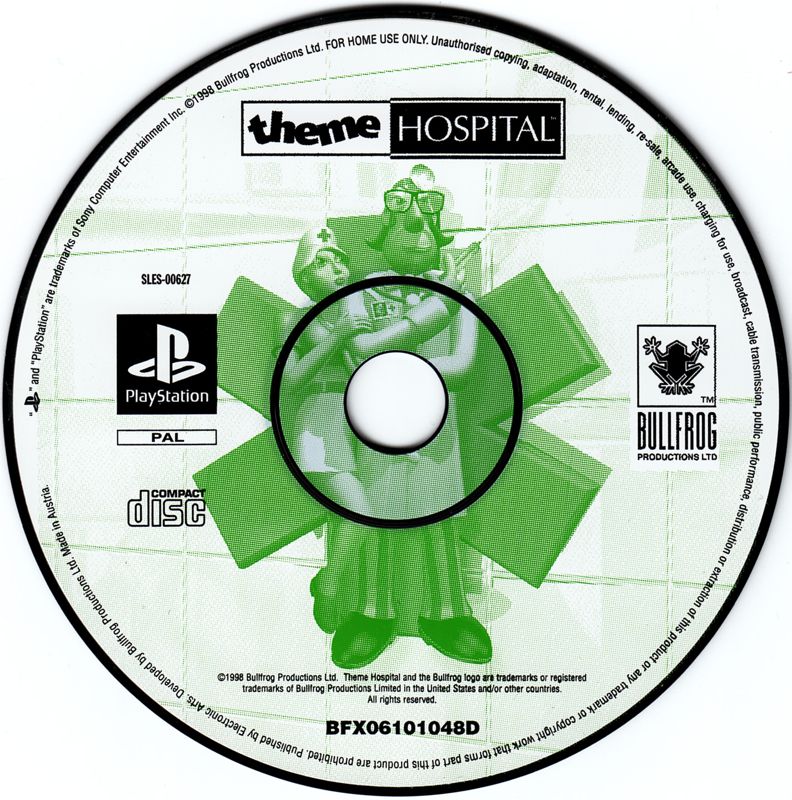 Theme Hospital cover or packaging material - MobyGames