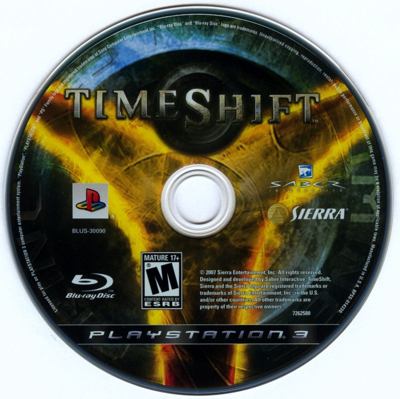 TimeShift cover or packaging material - MobyGames
