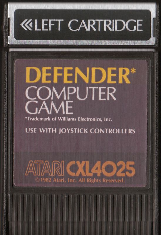 Defender cover or packaging material - MobyGames