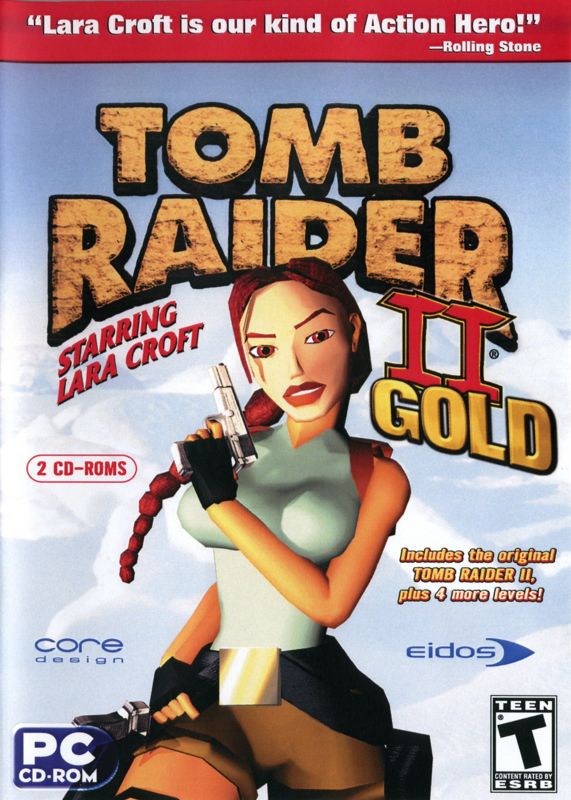 Tomb Raider II: Gold cover or packaging material - MobyGames