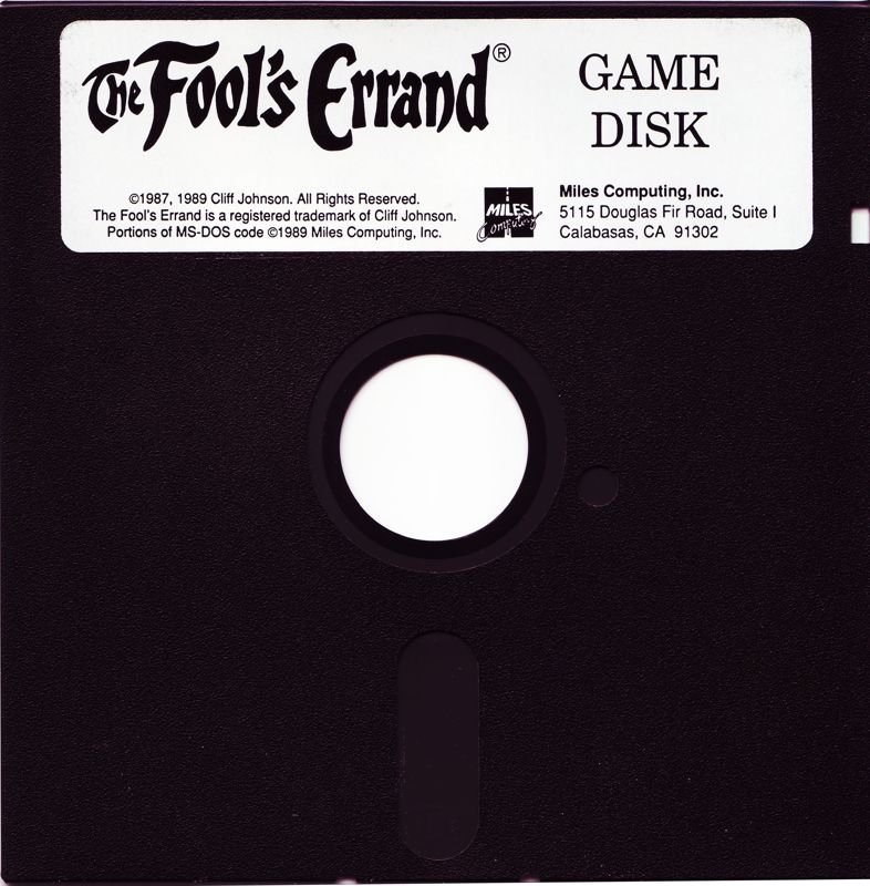 The Fool's Errand cover or packaging material - MobyGames