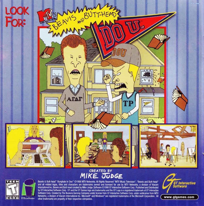 MTV's Beavis and Butt-Head: Bunghole in One cover or packaging material ...