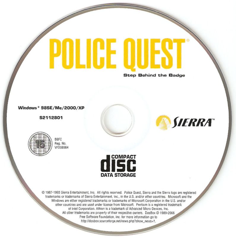 Police Quest Collection cover or packaging material - MobyGames