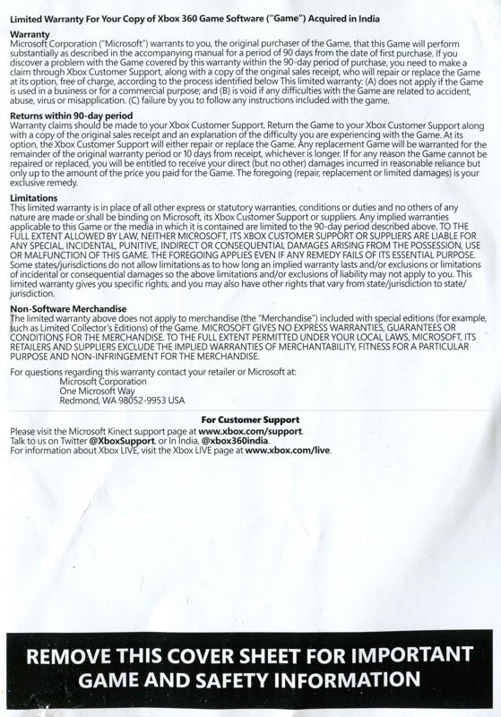 Minecraft: Xbox 360 Edition cover or packaging material - MobyGames