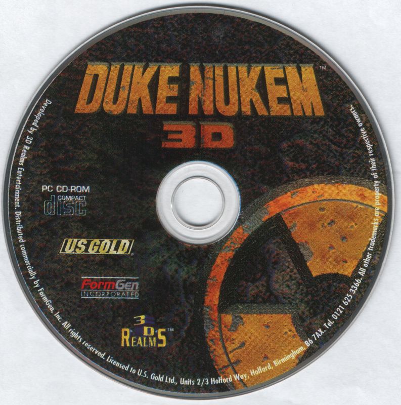 Duke Nukem 3D cover or packaging material - MobyGames
