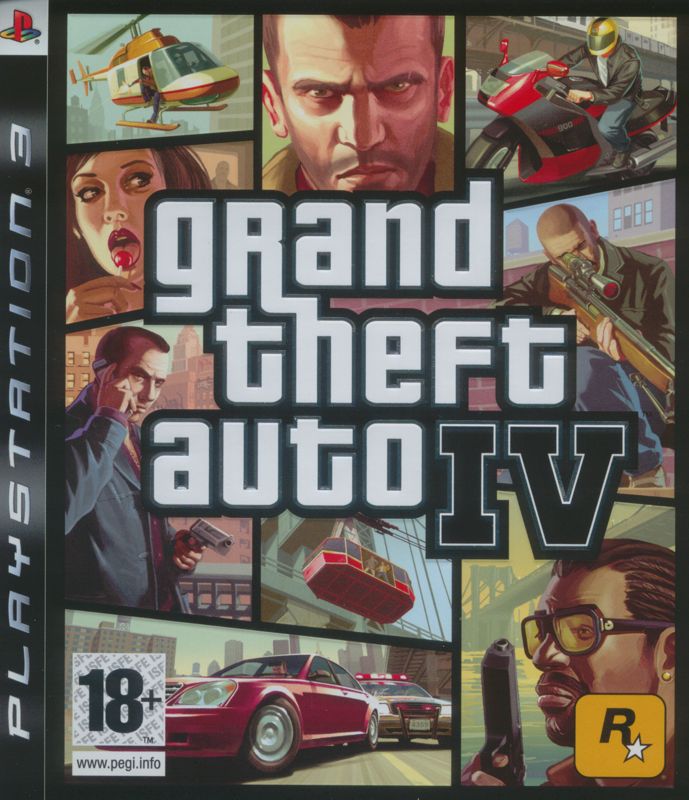 Grand Theft Auto IV cover or packaging material - MobyGames