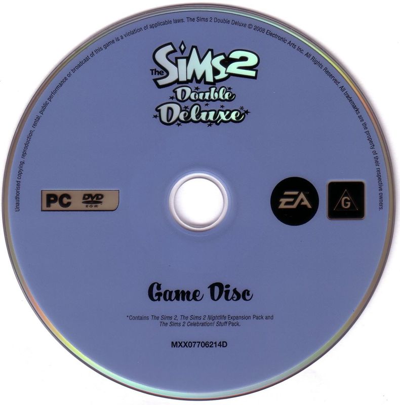 The Sims 2: Double Deluxe cover or packaging material - MobyGames