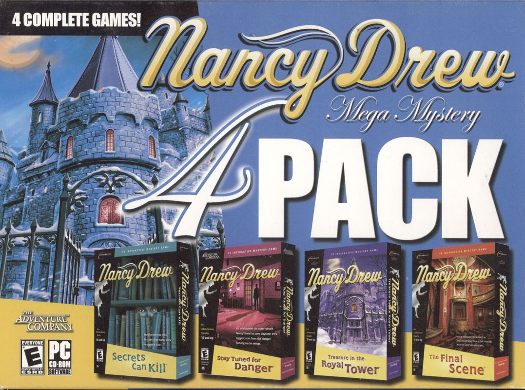 Nancy Drew: Mega Mystery 4 Pack box covers - MobyGames