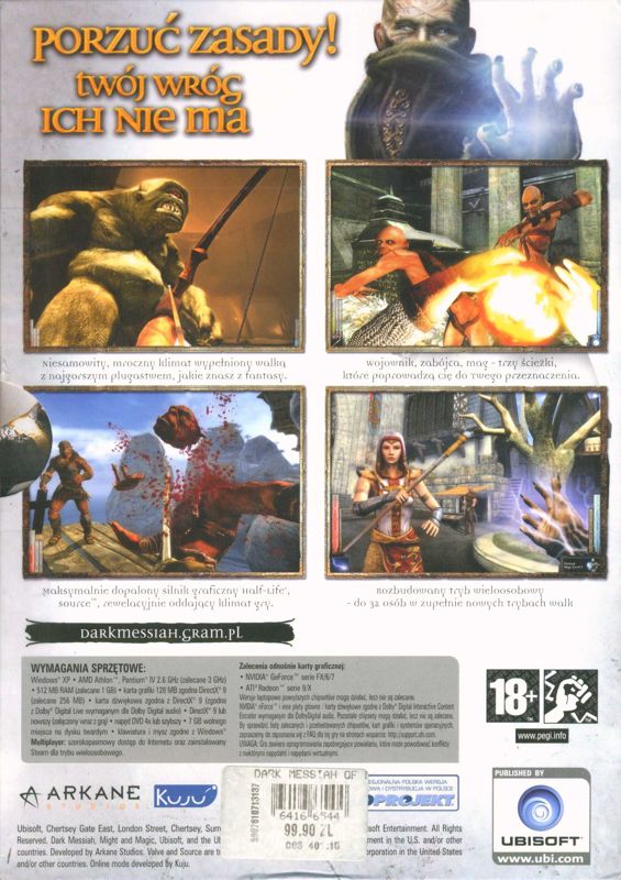 Dark Messiah: Might and Magic cover or packaging material - MobyGames