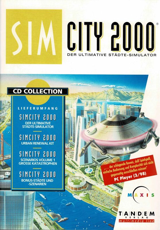 SimCity 2000: CD Collection cover or packaging material - MobyGames