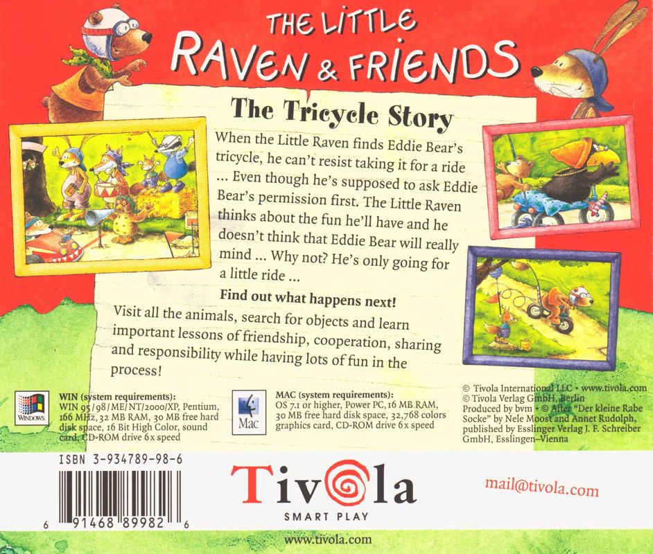 The Little Raven & Friends: The Tricycle Story cover or packaging ...