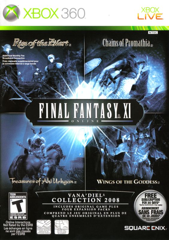 Final Fantasy XI Online: Vana'Diel Collection 2008 cover or packaging ...