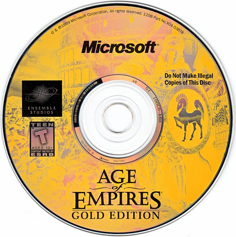 Age of Empires: Gold Edition cover or packaging material - MobyGames