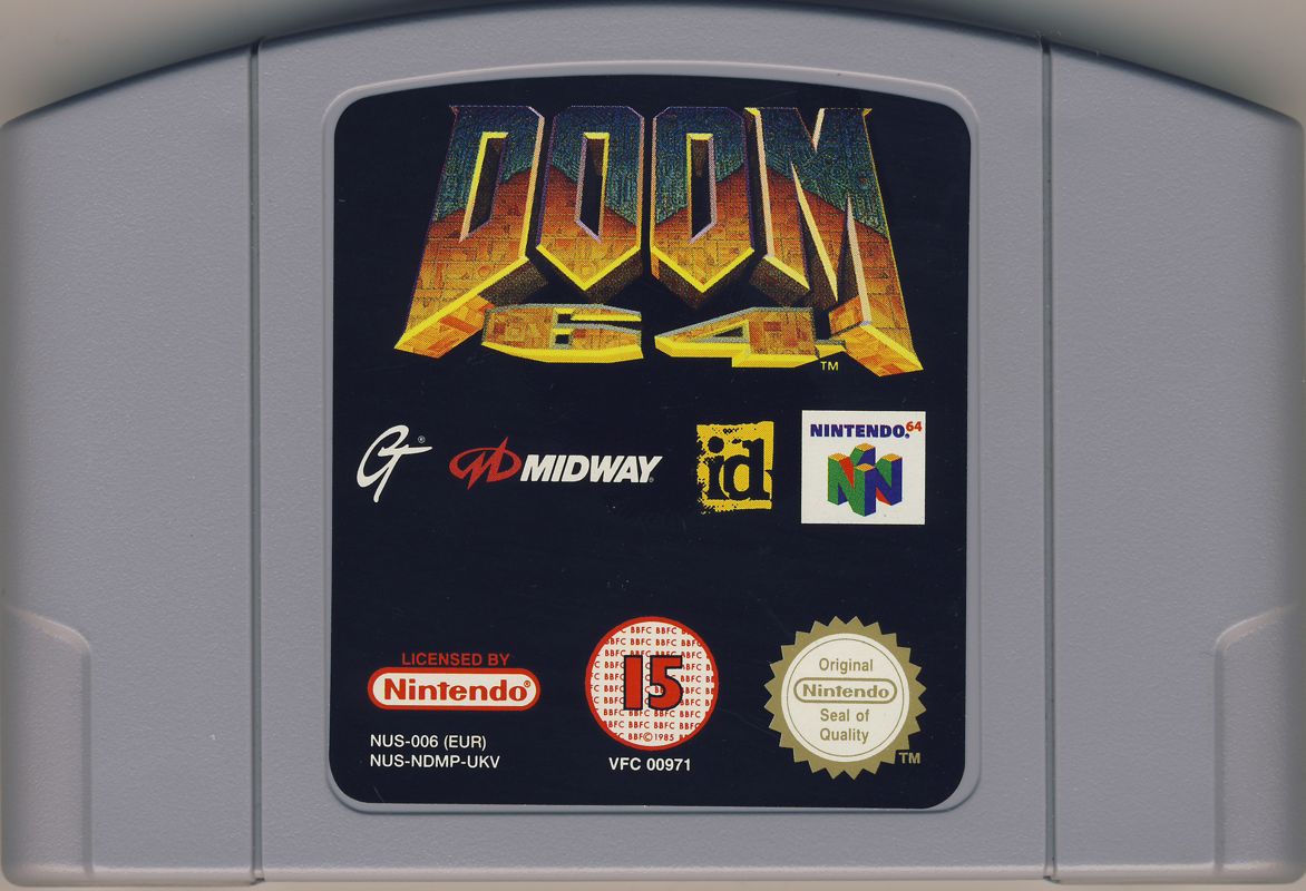 Doom 64 cover or packaging material - MobyGames