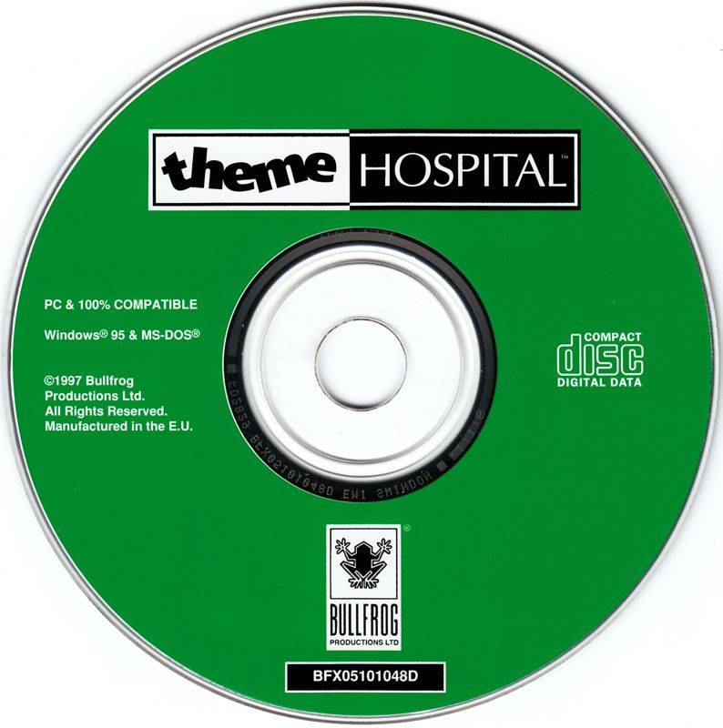 Theme Hospital cover or packaging material - MobyGames