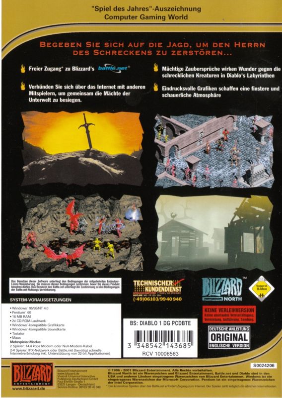 Diablo cover or packaging material - MobyGames